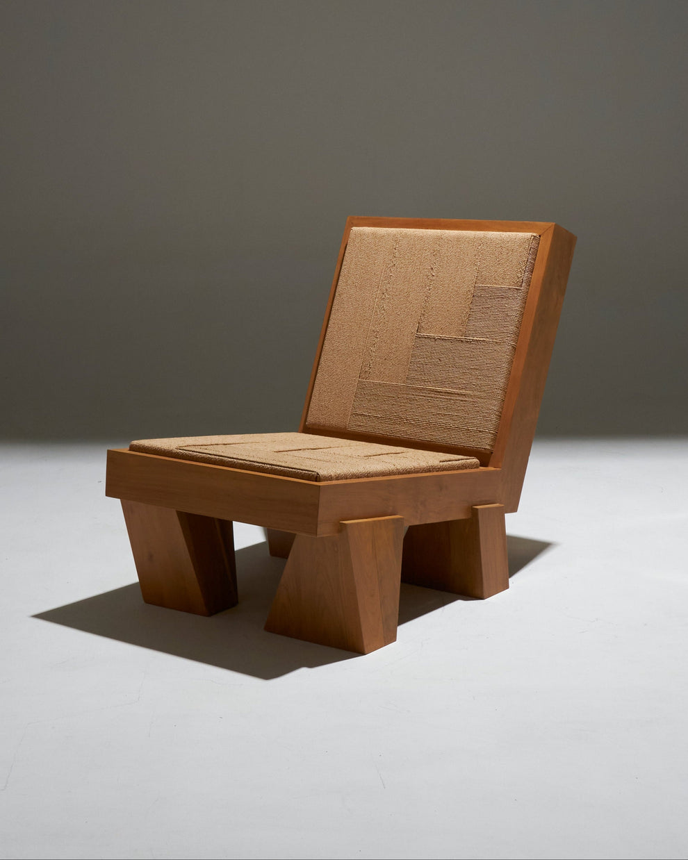BLOCK CHAIR IN NATURAL ROPE – Galerie Paradis