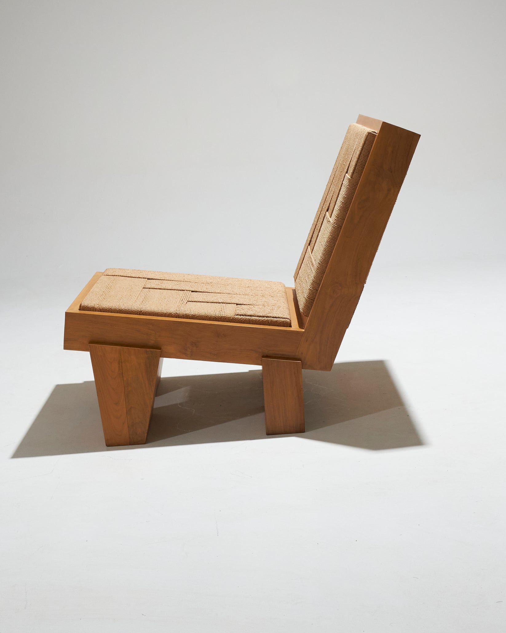 BLOCK CHAIR IN NATURAL ROPE – Galerie Paradis