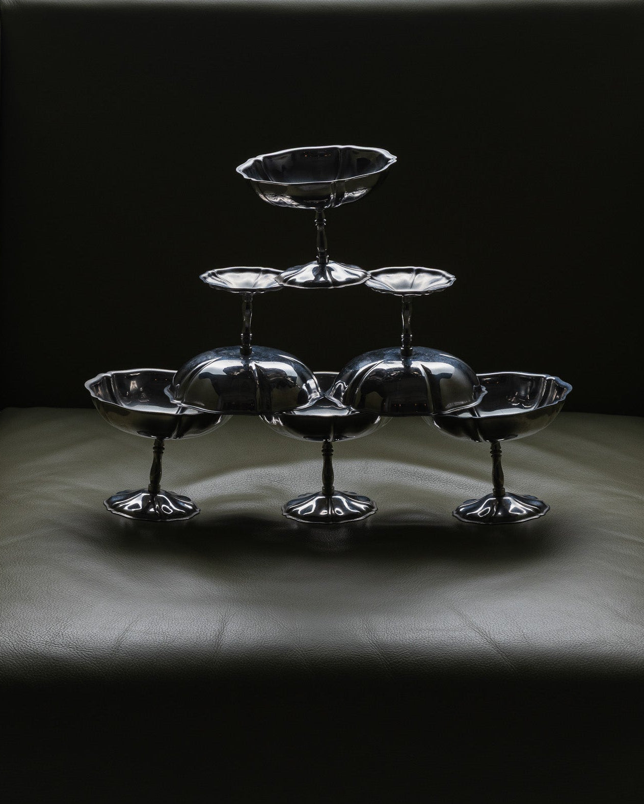 SET DE 6 COUPES EN INOX, GUY DEGRENNE – Galerie Paradis